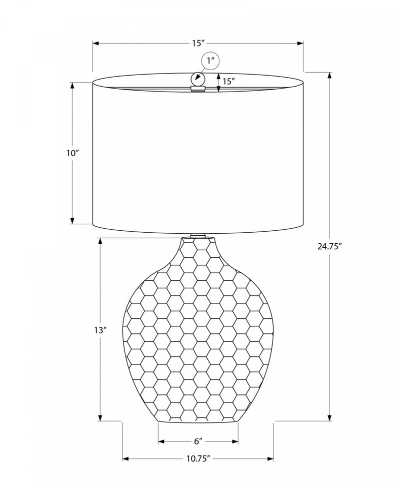 Devon Table Lamp - Brown | Leon's