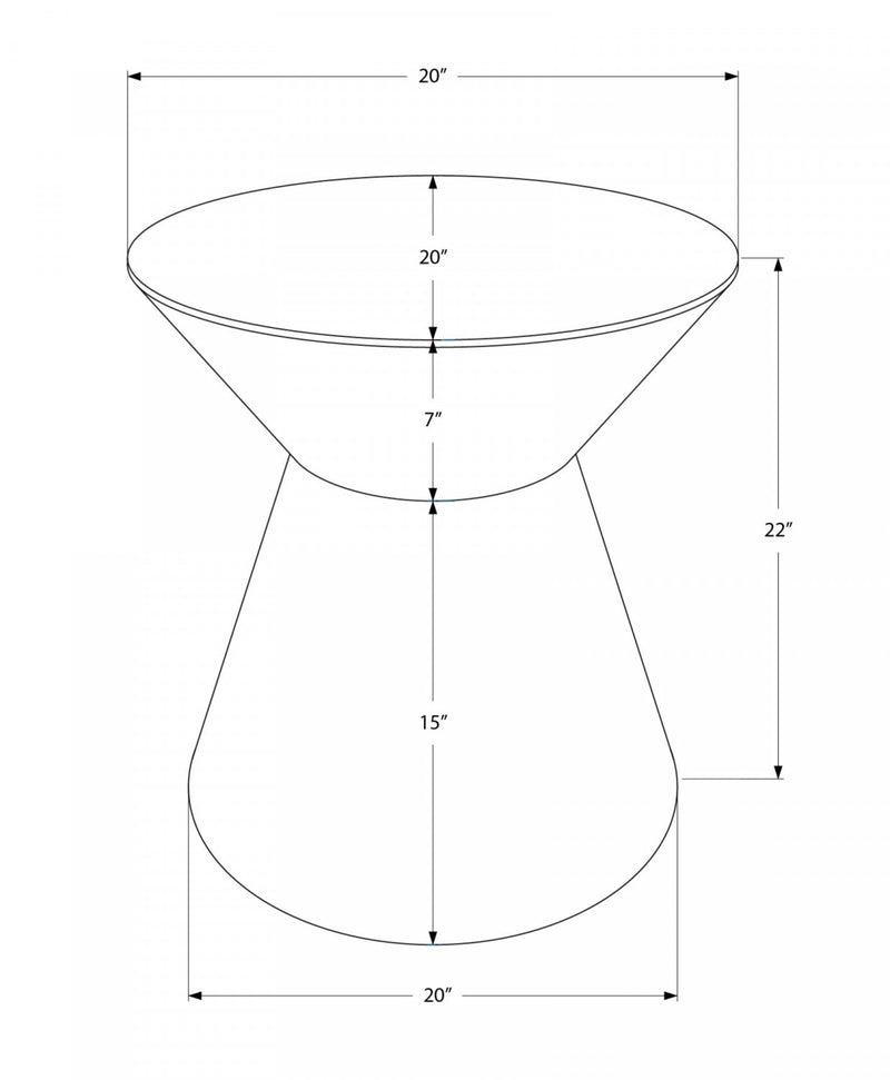 Lumi Side Table - Gold | Leon's