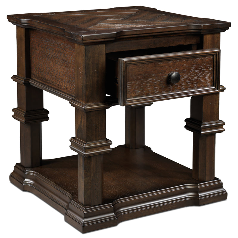 Roman End Table - Walnut | Leon's