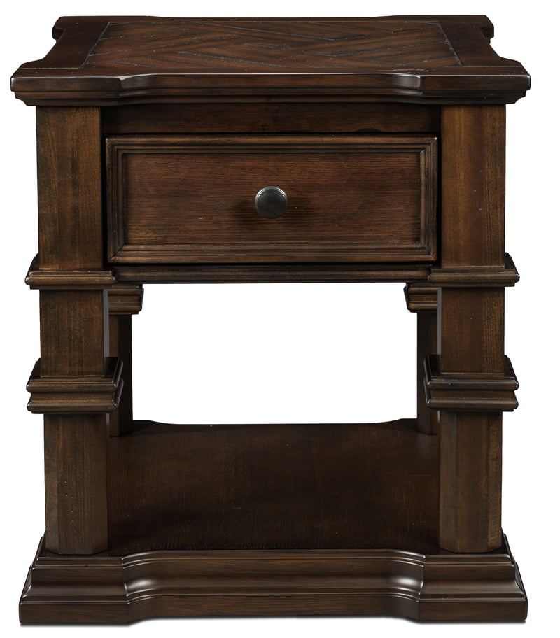 Roman End Table - Walnut | Leon's