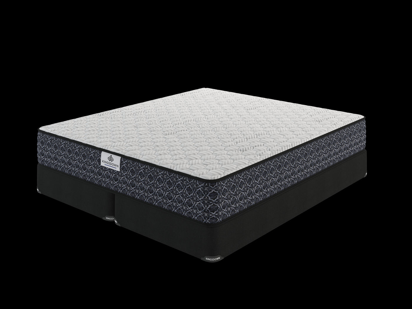 Kingsdown Oxford Firm Tight Top King Mattress and Split Boxspring Set ...