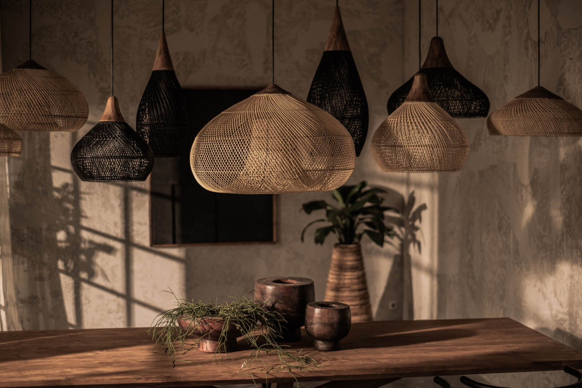 Bayan Banjo Pendant Large - Natural | Leon's