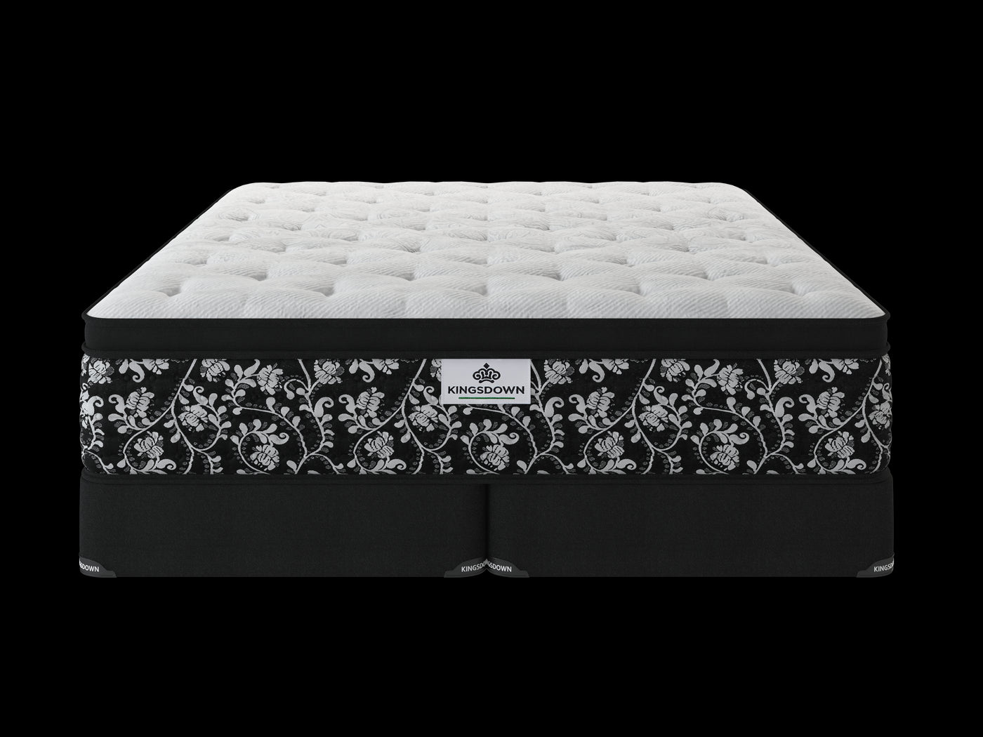 Kingsdown Regalia King Euro Top Firm Mattress and Split Boxspring Set ...