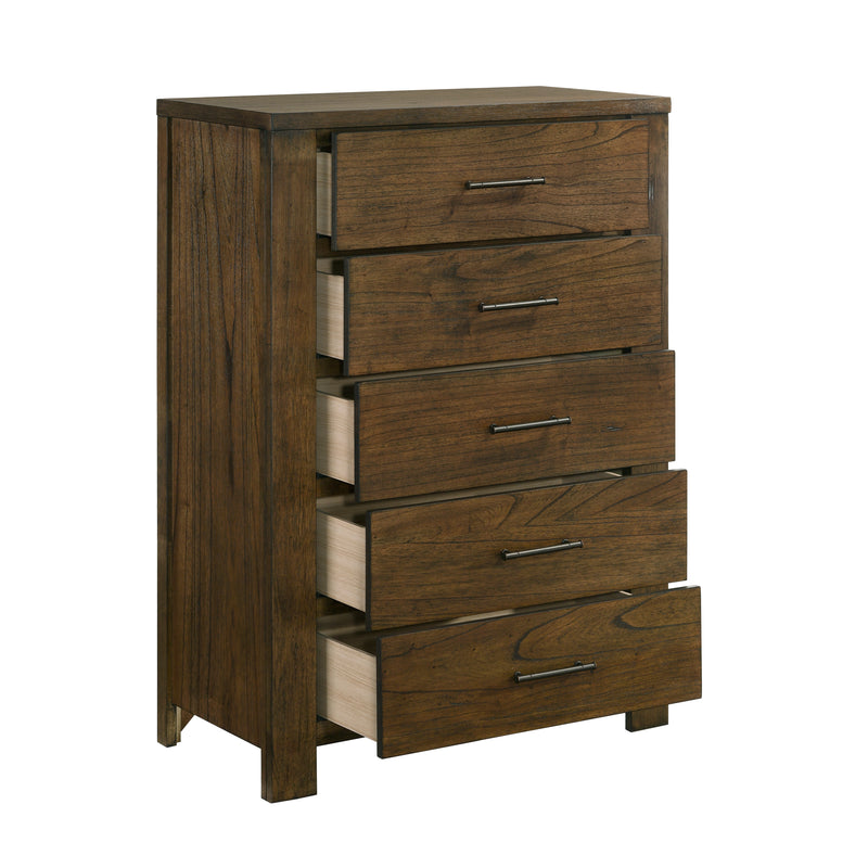 Manor 5-Drawer Chest - Dark Oak | Leon's