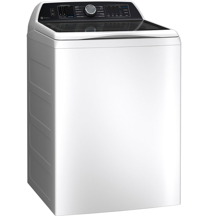 GE Profile White Top Load Washer with Smarter Wash Technology (6.2 Cu ...