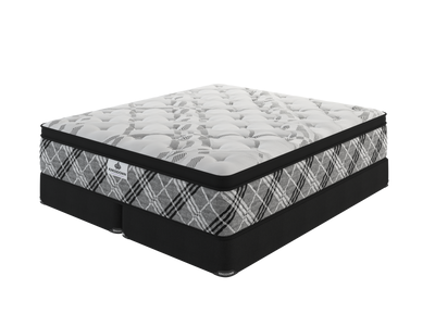 Kingsdown Percy Medium Euro Top King Mattress and Split Boxspring Set ...