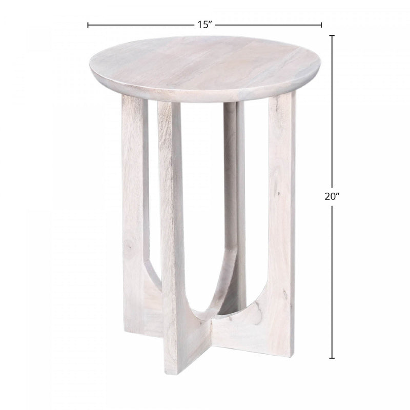 Morian Side Table - White | Leon's