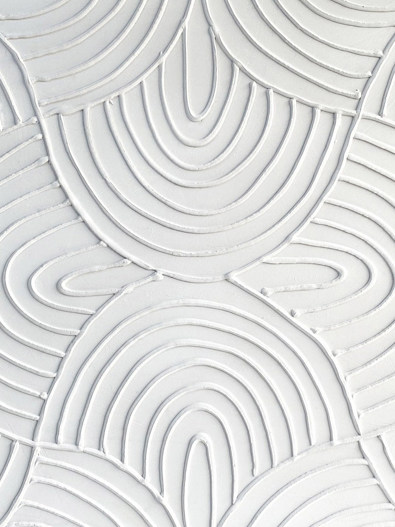 Fresh Perspective Textured Art - Light Brown/White | Leon's