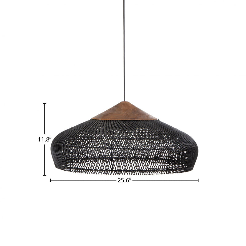 Bayan Banjo Pendant Large - Black | Leon's