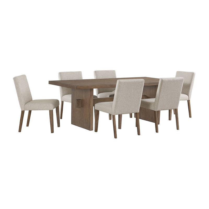 Biscotti 7-Piece Dining Set - Light Brown | Leon's