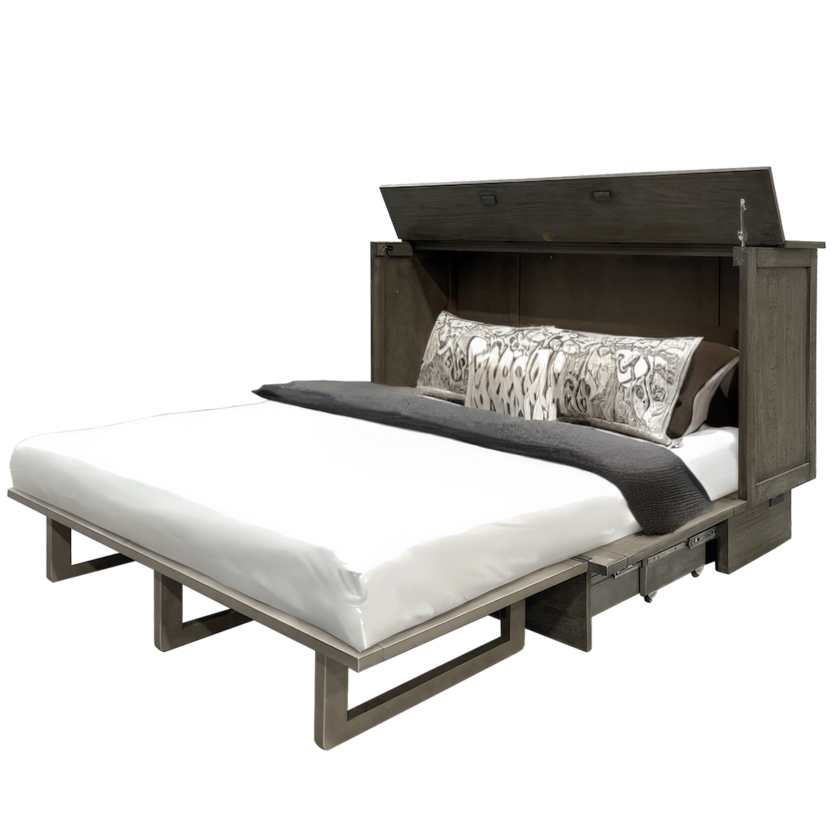 Aspen Queen Sleep Chest - Slate Grey | Leon's