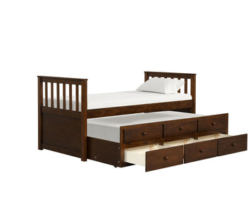 Charlie Bunk Bed - Dark Chocolate | Leon's