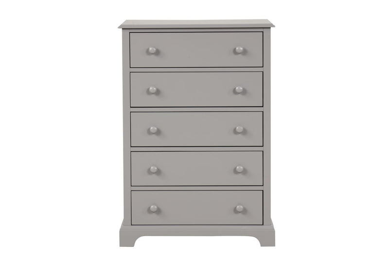Trudy 5-Drawer Chest - Grey | Leon's