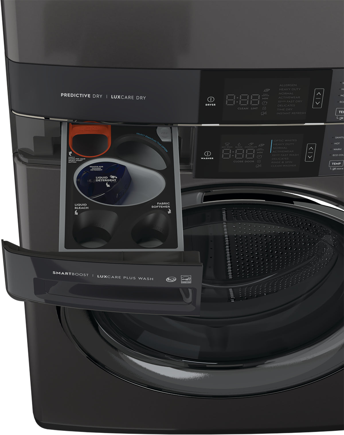Electrolux Titanium Laundry Tower with SmartBoost® Washer (5.2 Cu.Ft ...