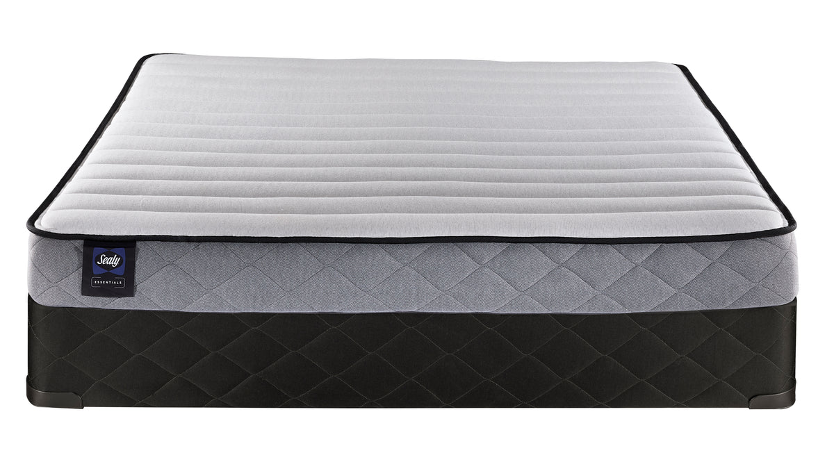 Sealy® Essentials Evan Medium Queen Mattress and Boxspring Set | Leon's