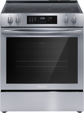 Frigidaire Stainless Steel 30" Freestanding Electric Range (5.3 Cu. Ft ...