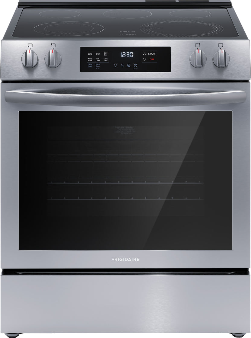 Frigidaire Stainless Steel 30" Freestanding Electric Range (5.3 Cu. Ft ...
