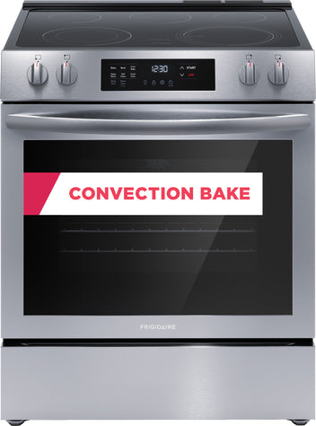 Frigidaire Stainless Steel 30" Freestanding Electric Range (5.3 Cu. Ft ...