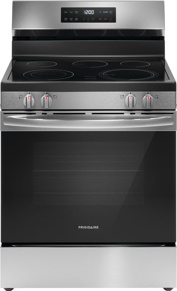 Frigidaire Stainless Steel 30" Freestanding Electric Range with ...