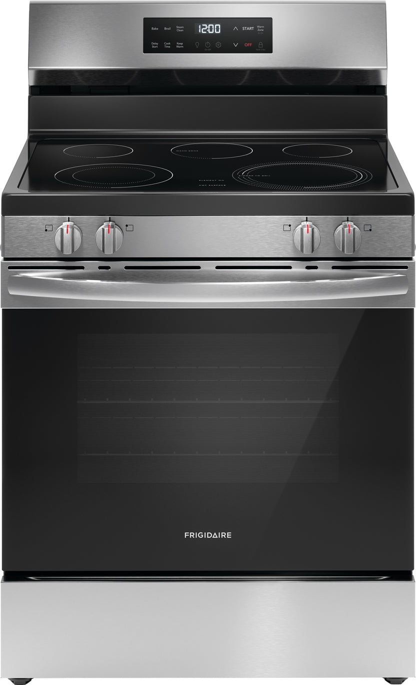 Frigidaire Stainless Steel 30" Freestanding Electric Range with ...
