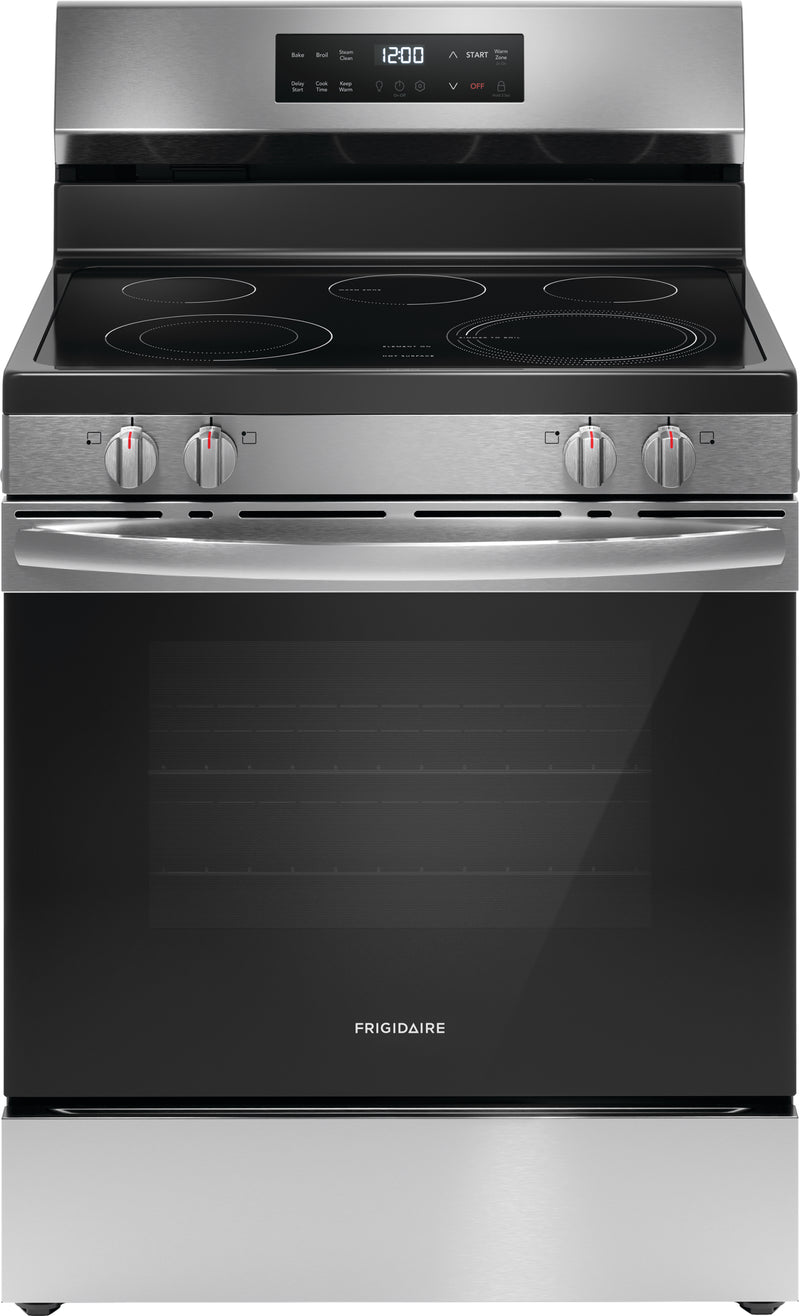 Frigidaire Stainless Steel 30" Freestanding Electric Range with ...