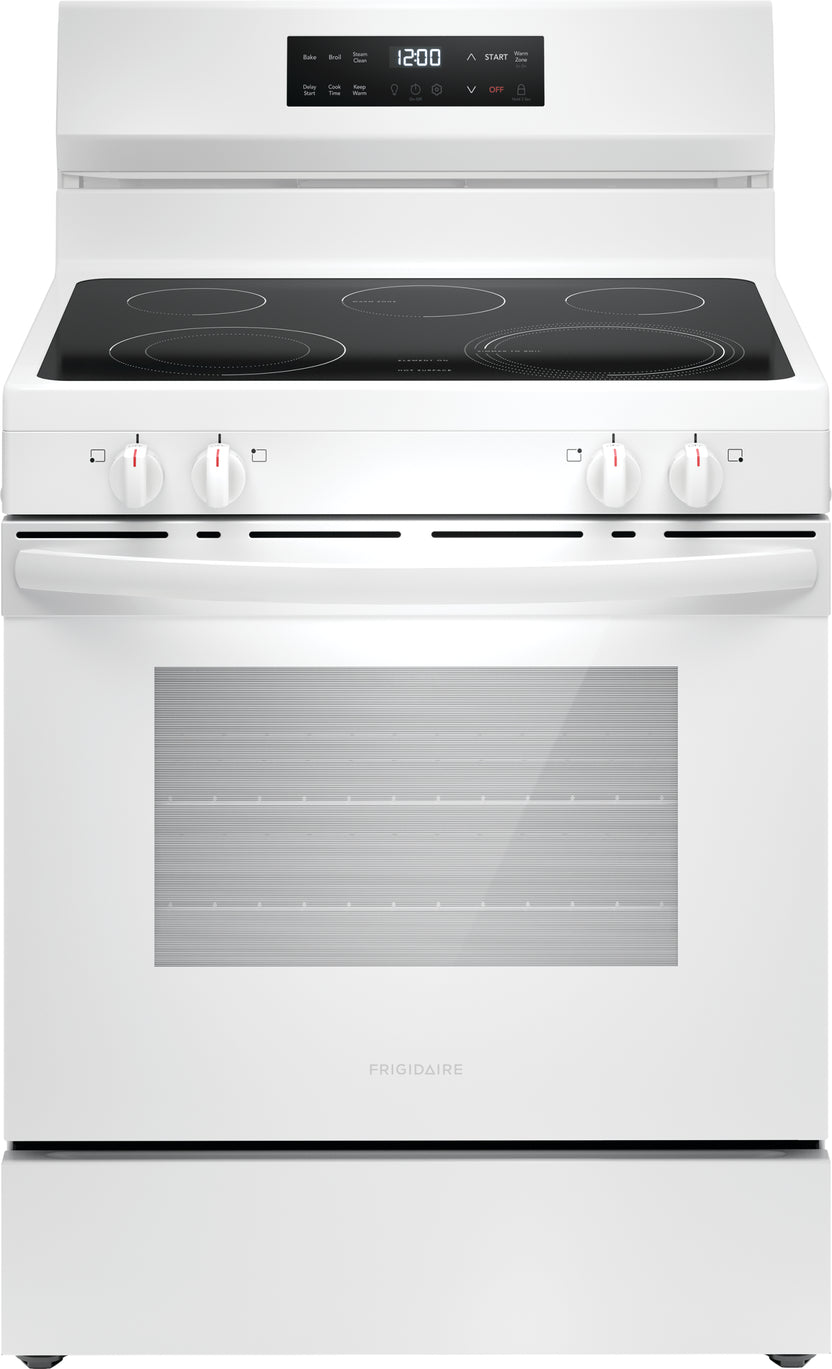 Frigidaire White 30" Electric Range with EvenTemp™ (5.3 Cu.Ft ...