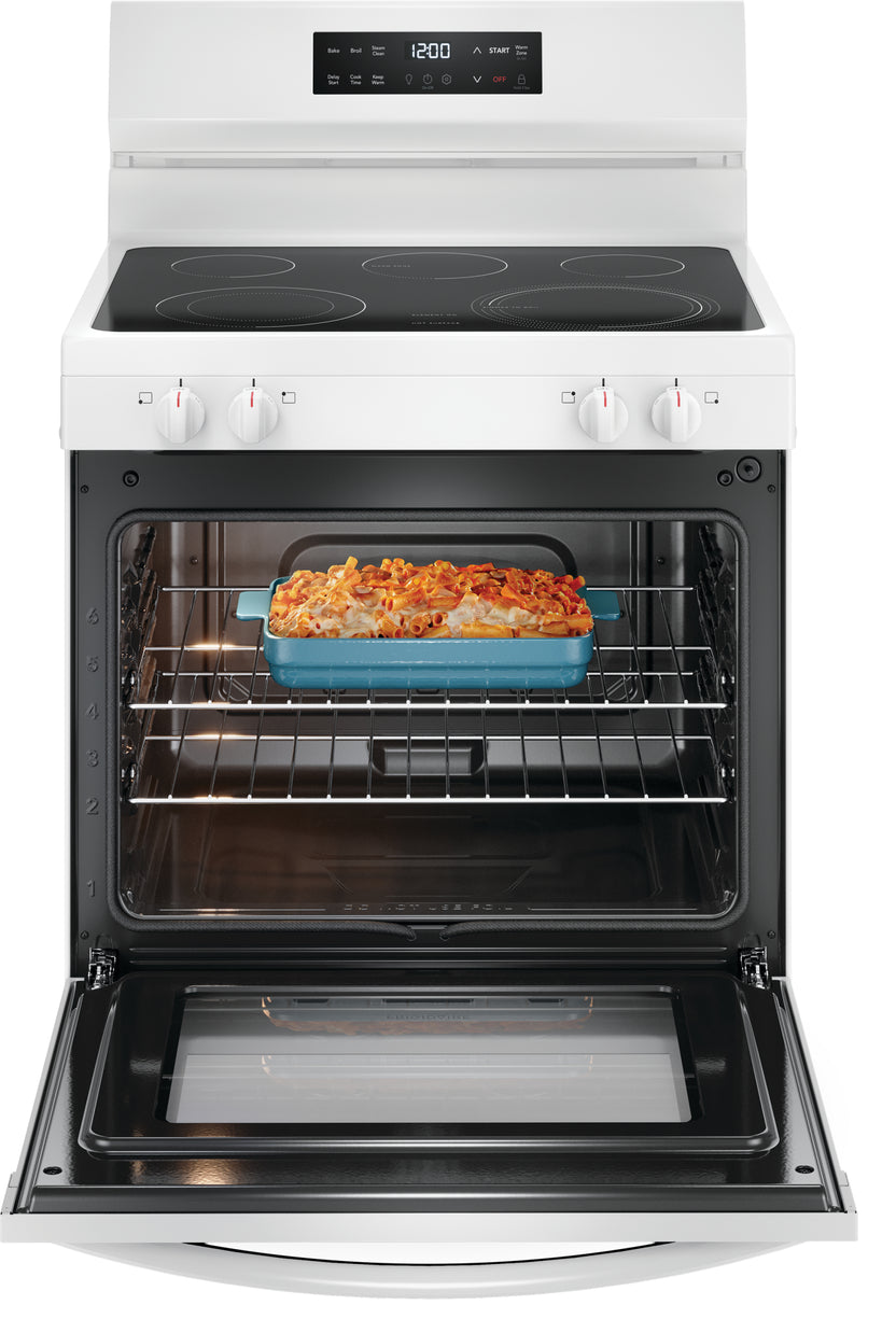 Frigidaire White 30" Electric Range with EvenTemp™ (5.3 Cu.Ft ...