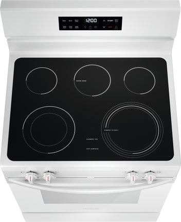 Frigidaire White 30" Electric Range with EvenTemp™ (5.3 Cu.Ft ...