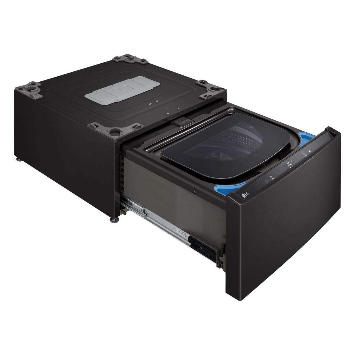 LG Black Steel 27'' LG SideKick™ Pedestal Washer (1 Cu. Ft) - WD300CB ...