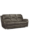 Wesley Dual Power Reclining Sofa - Granite | Leon's