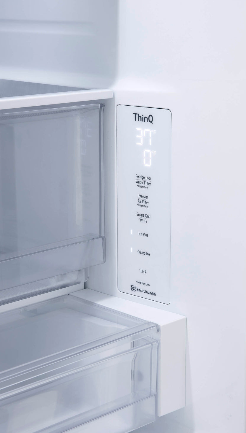 LG Stainless Steel French Door Smart Counter-Depth MAX Refrigerator ...