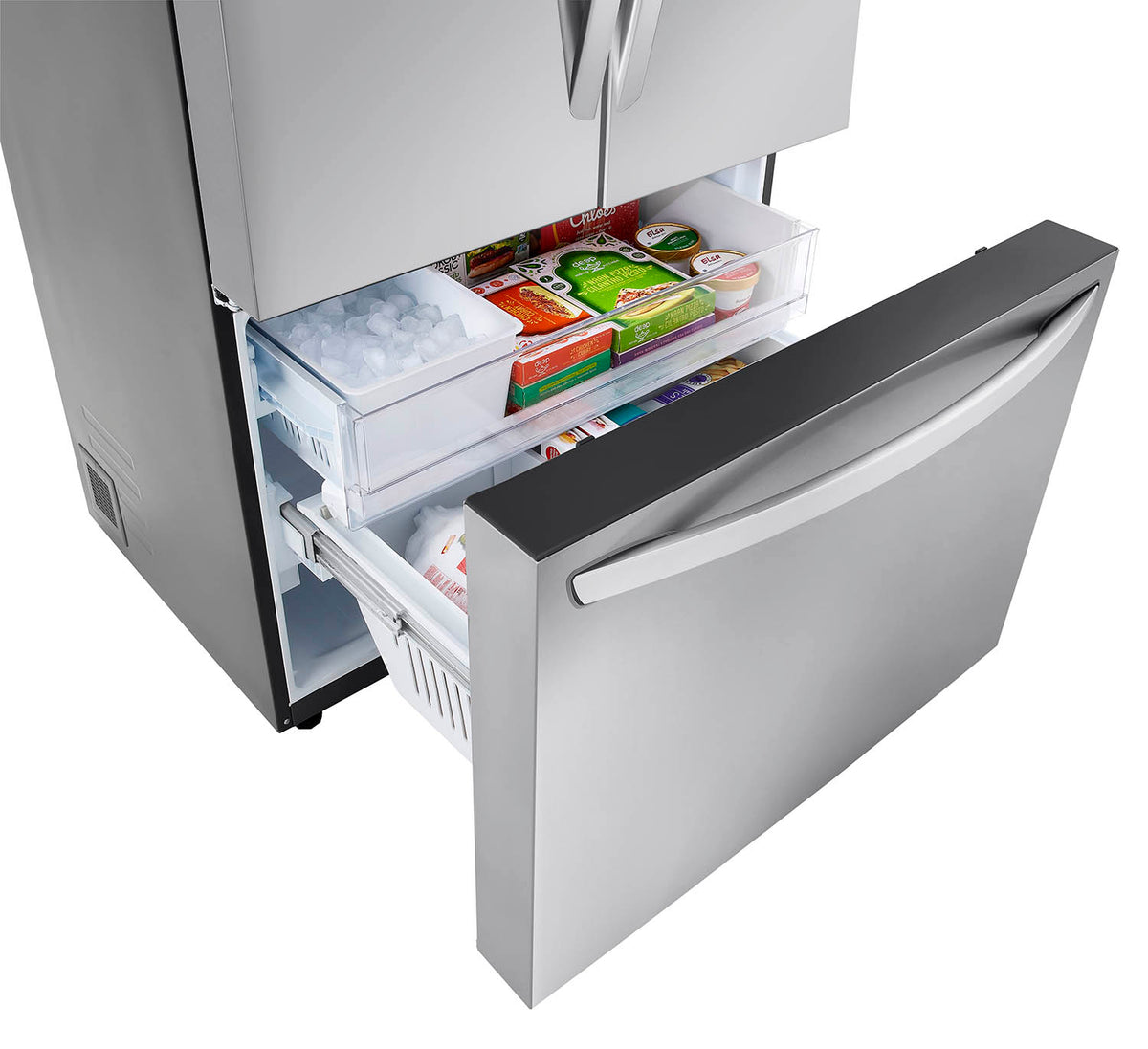 LG Stainless Steel French Door Smart Counter-Depth MAX Refrigerator ...