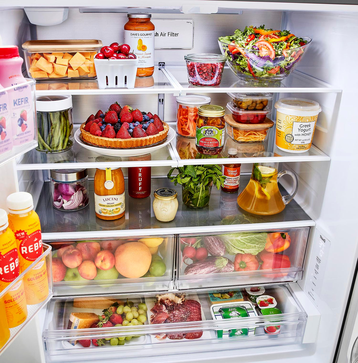LG Stainless Steel French Door Smart Counter-Depth MAX Refrigerator ...