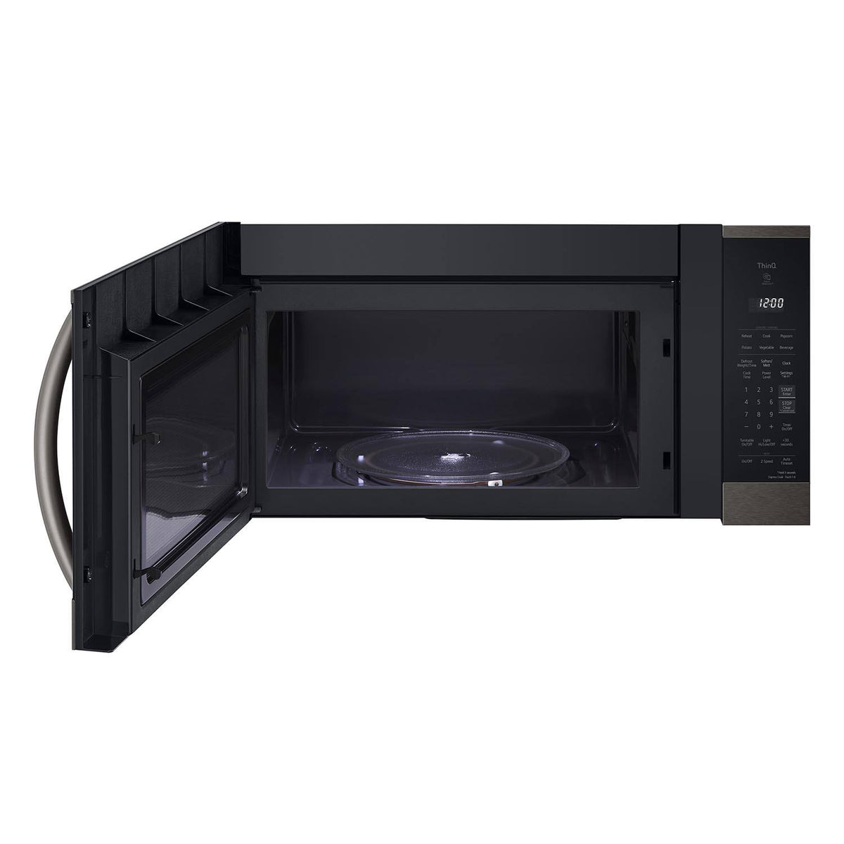 LG Black Stainless Steel Over-the-Range Smart Microwave 1.8 Cu.- MVEM1825D | Leon's