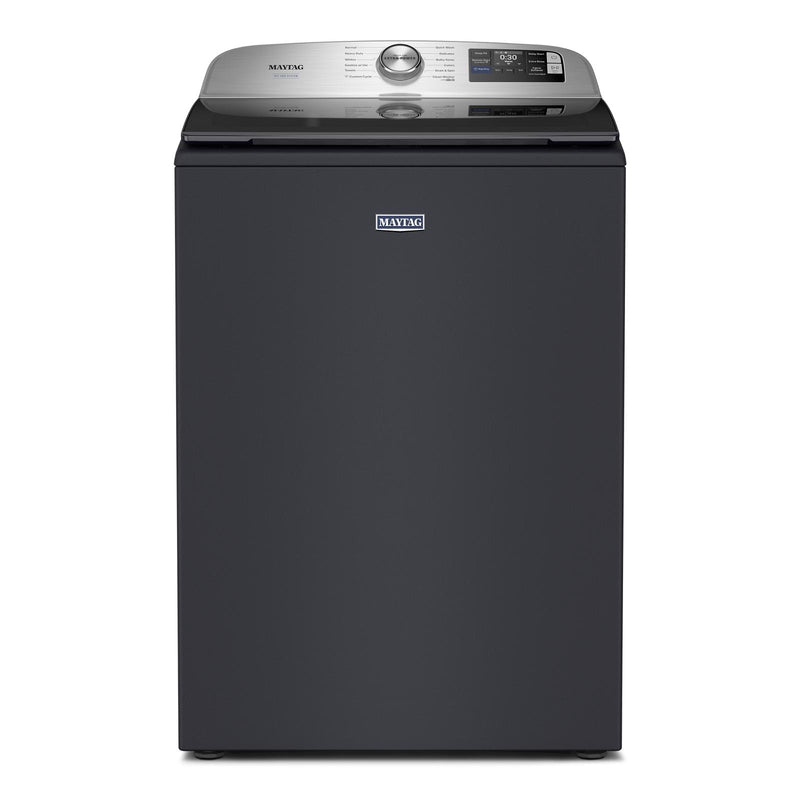Maytag Midnight Steel Top-Load Washer with Pet Pro (6 cu.ft ...