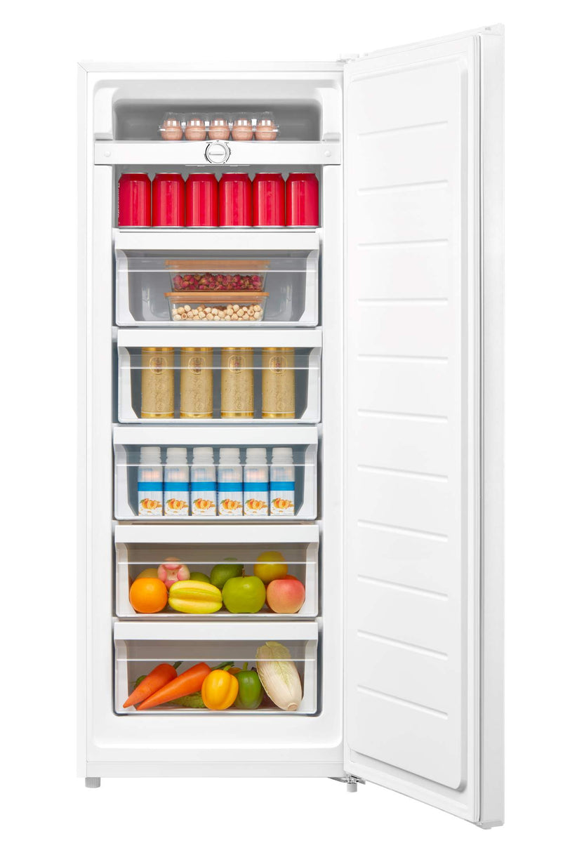L2 White Upright Freezer and Convertible Fridge ( 6.9 Cu. Ft ...