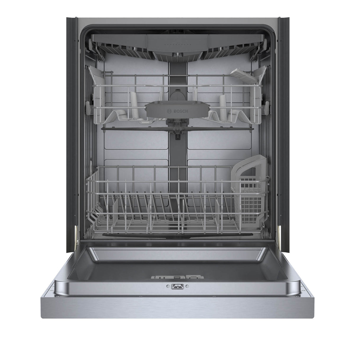 Bosch Stainless Steel Anti Fingerprint 24" Smart Dishwasher with Home ...