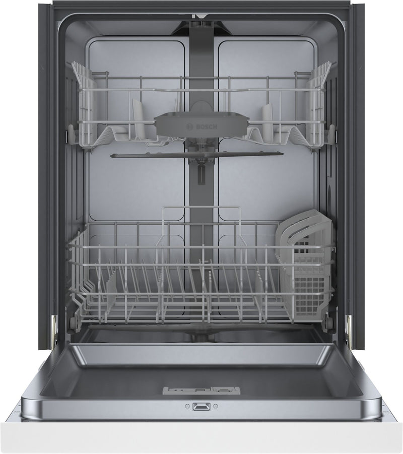 Bosch White 100 Series Built-In Dishwasher with Home Connect (48 dBA ...