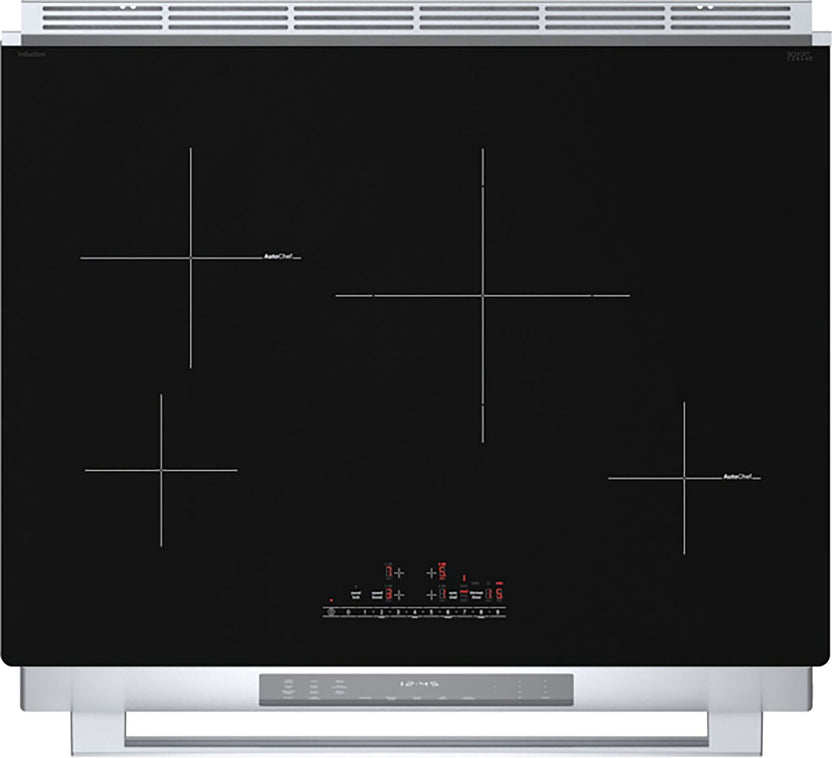 Bosch Stainless Steel Slide-In Induction Convection Range (4.6 Cu.Ft ...