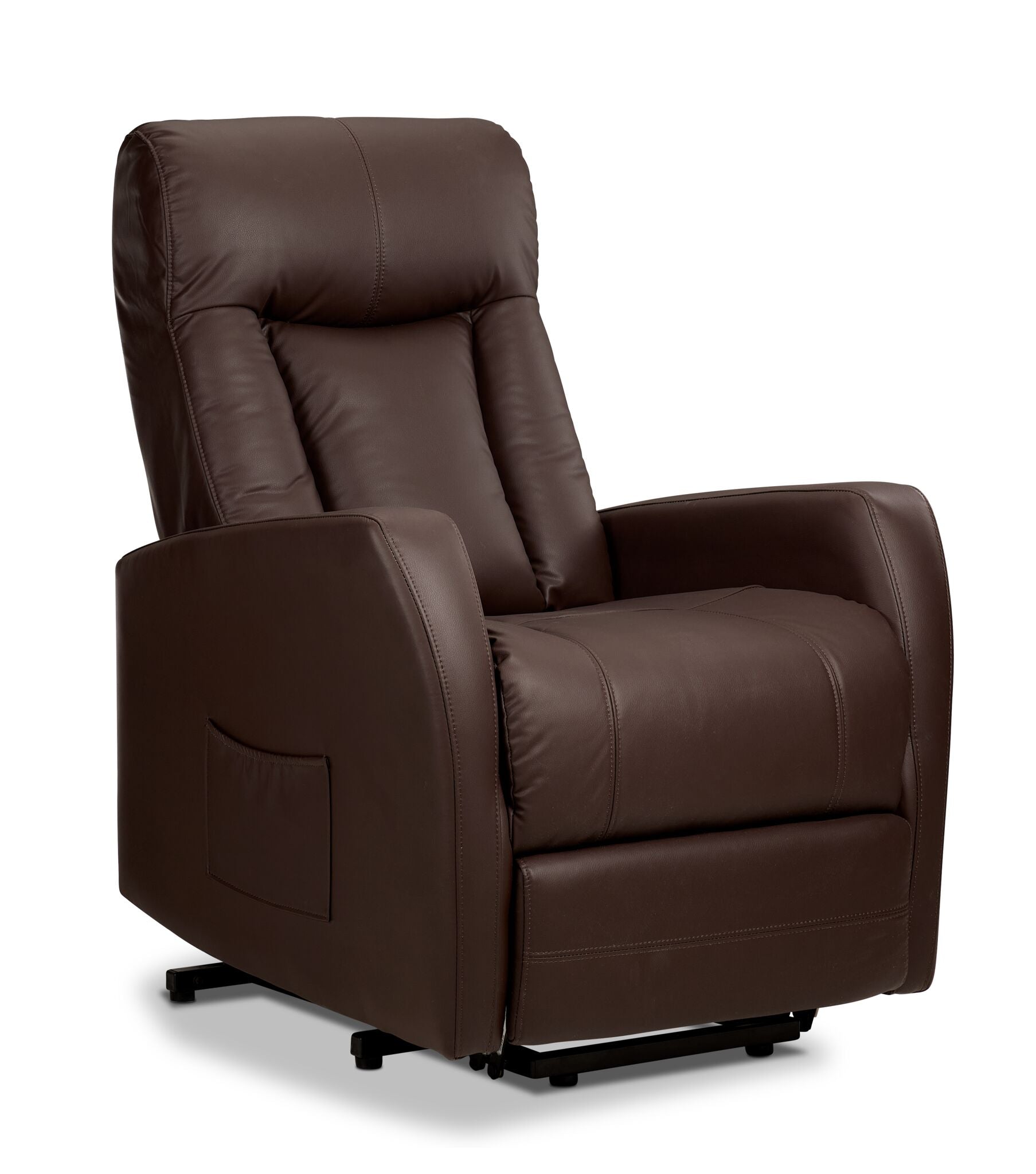 Bronco Power Lift Recliner - Dark Brown | Leon's