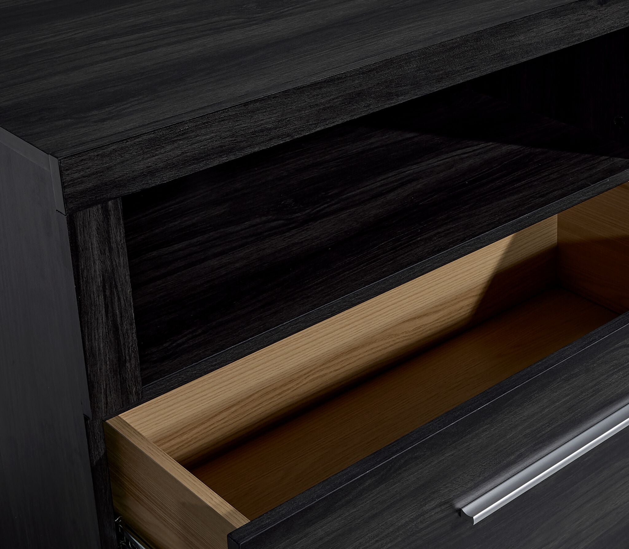 Bronte 80" TV Stand - Charcoal Grey | Leon's