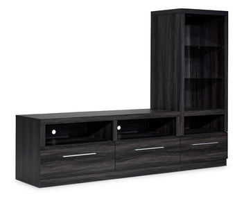 Bronte 80" TV Stand - Charcoal Grey | Leon's