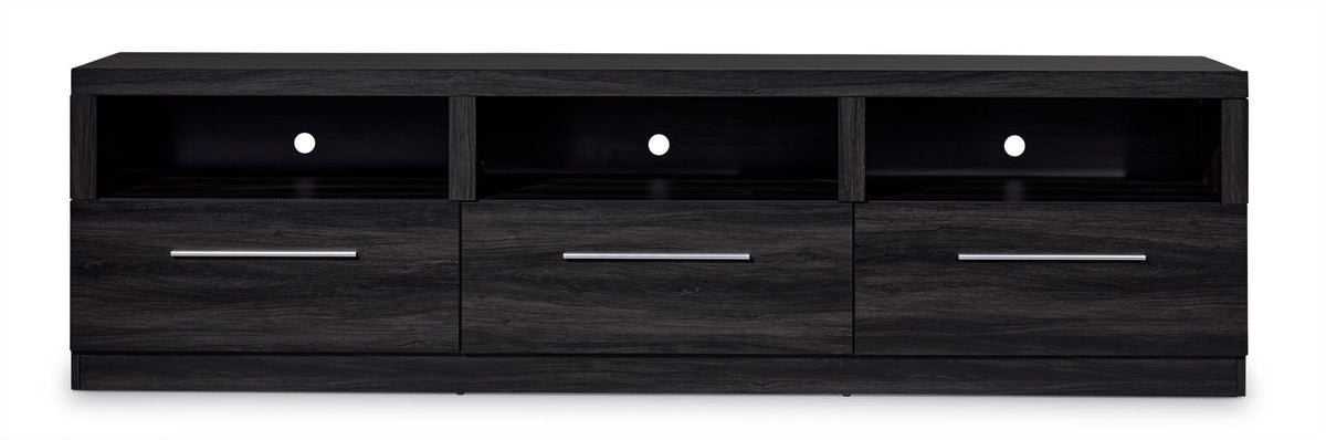 Bronte 80" TV Stand - Charcoal Grey | Leon's