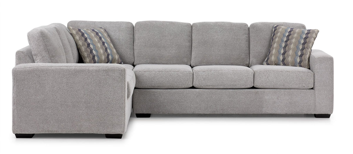 Celeste 2-Piece Sectional with Right-Facing Sofa - Snoopy Grey | Leon's
