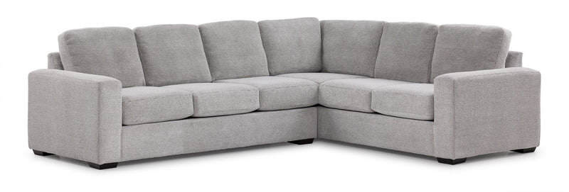 Celeste 2-Piece Sectional with Left-Facing Sofa - Snoopy Grey| Leon's