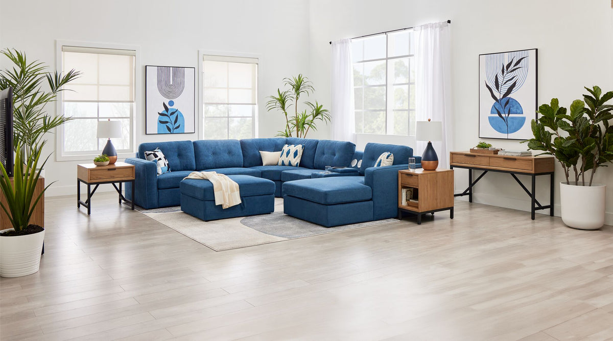 Feeling Connected - Connex 6-Piece Modular Sectional with Storage ...