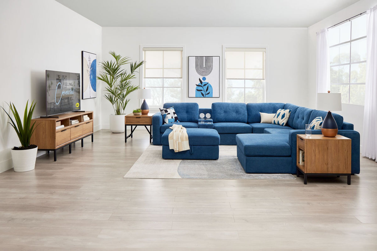 Feeling Connected - Connex 6-Piece Modular Sectional with Storage ...