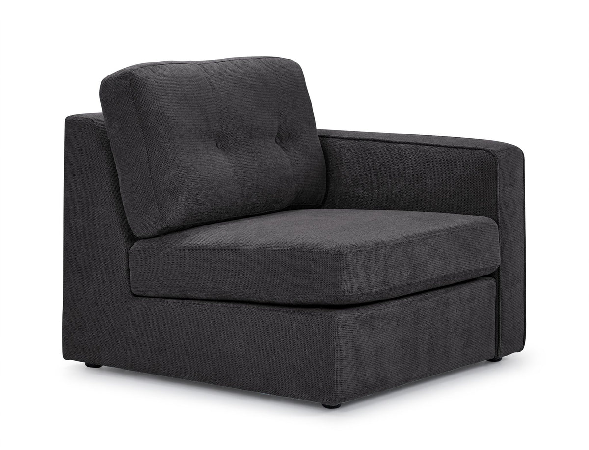 Feeling Connected - Connex 5-Piece Modular Sectional - Dark Grey | Leon's