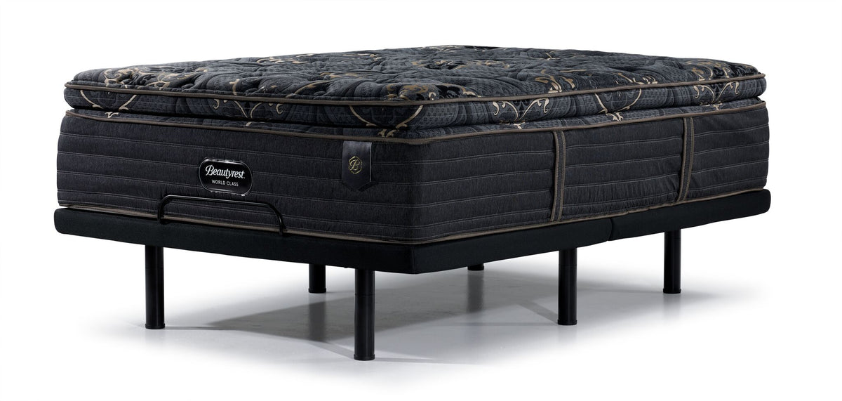 Beautyrest World Class Empress Luxury Firm King Mattress and L2 Motion ...
