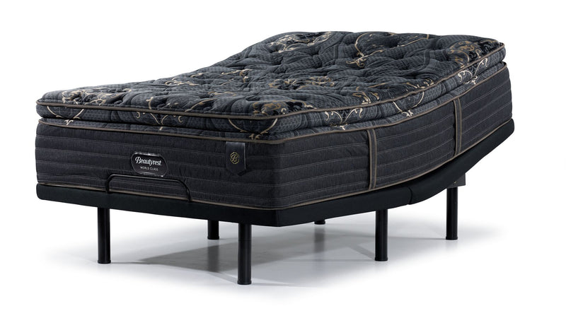 Beautyrest World Class Empress Luxury Firm King Mattress and L2 Motion ...